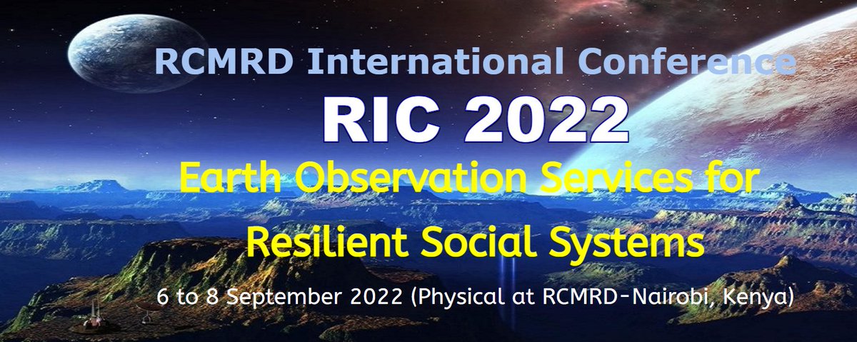Annual RCMRD International Conference Sept 6-8, 2022 – AquaWatch